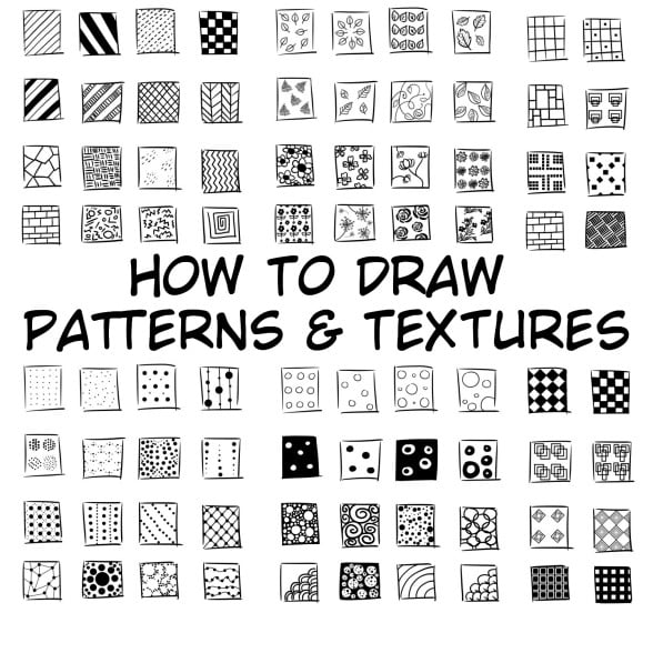 80 Easy Simple Cool Patterns To Draw For Beginners